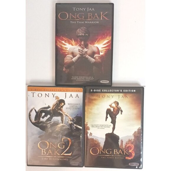 Media | Dvd Martial Arts Tony Jaa Ong Bak Thai Warrior The Beginning The Final Battle | Poshmark